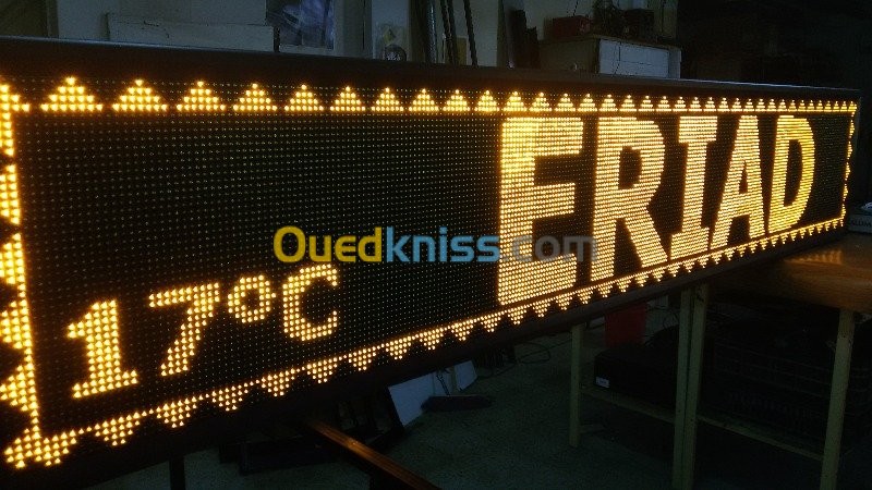 FABRICATION D'AFFICHAURS A LED PROGRAM - Blida Algérie