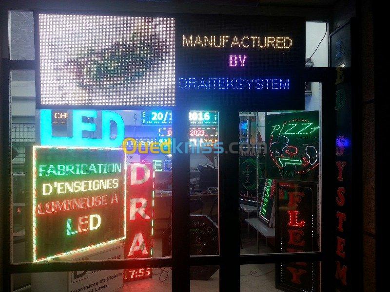 FABRICATION D'AFFICHAURS A LED PROGRAM - Blida Algérie