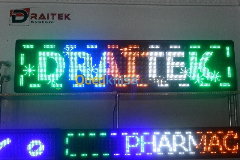 FABRICATION D'AFFICHAURS A LED PROGRAM - Blida Algérie