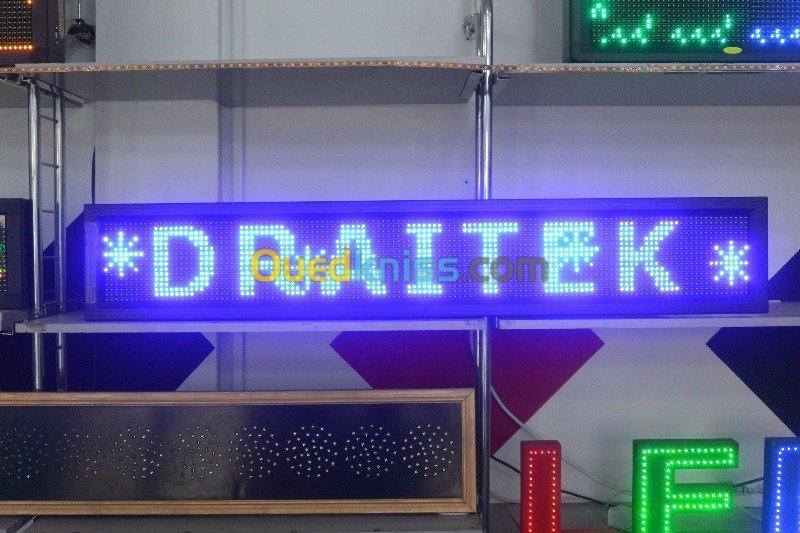 FABRICATION D'AFFICHAURS A LED PROGRAM - Blida Algérie