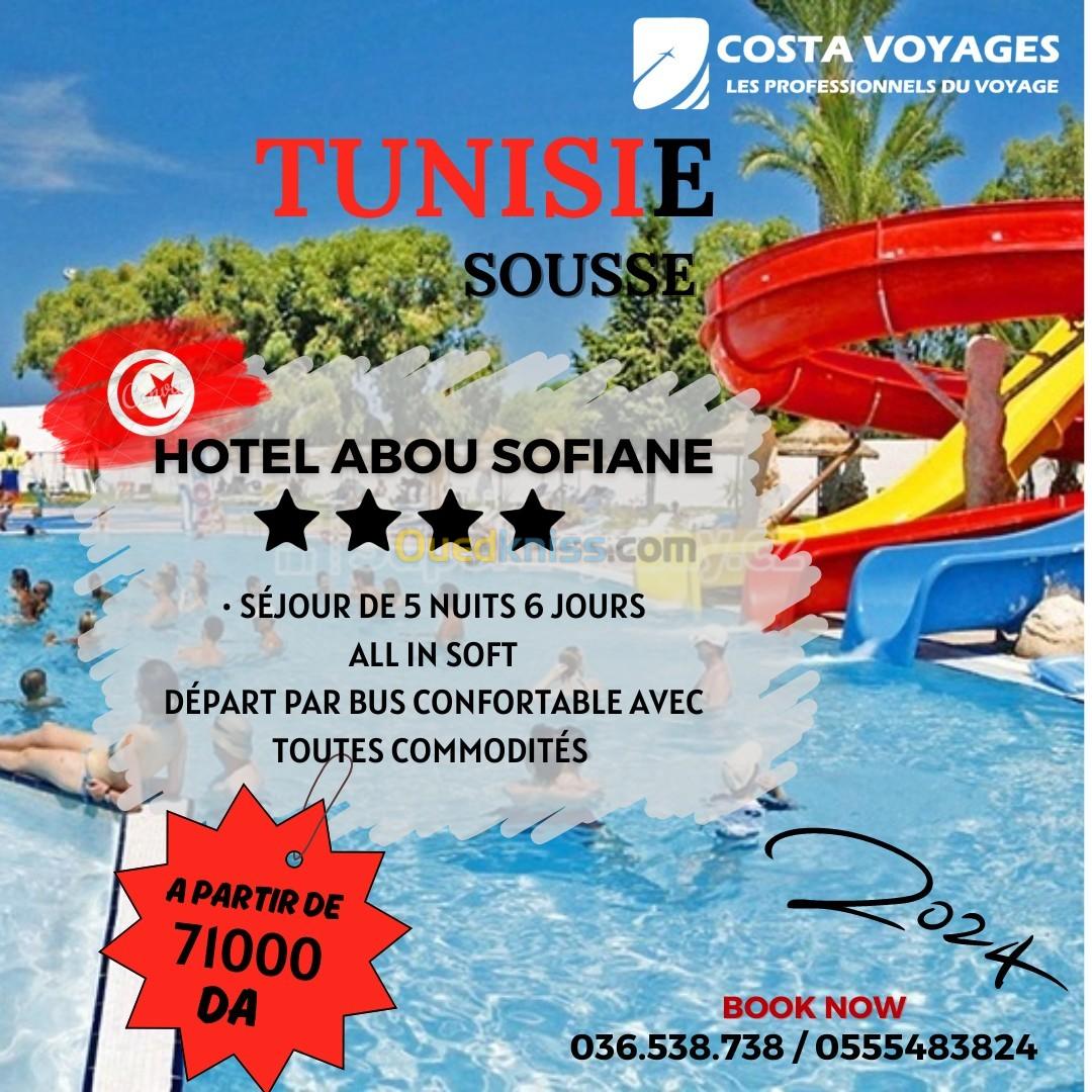 OFFRE 2024 !!!!! HOTEL Abou Sofiane Sousse ( JUILLET AOUT ) - Sétif Algérie