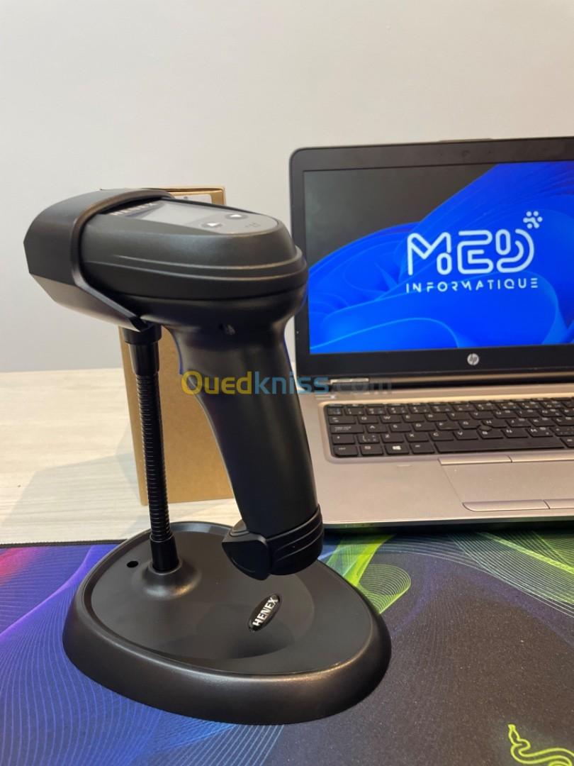 Lecteur code barre henex hc-5208 sans fil Bluetooth avec afficheur ...