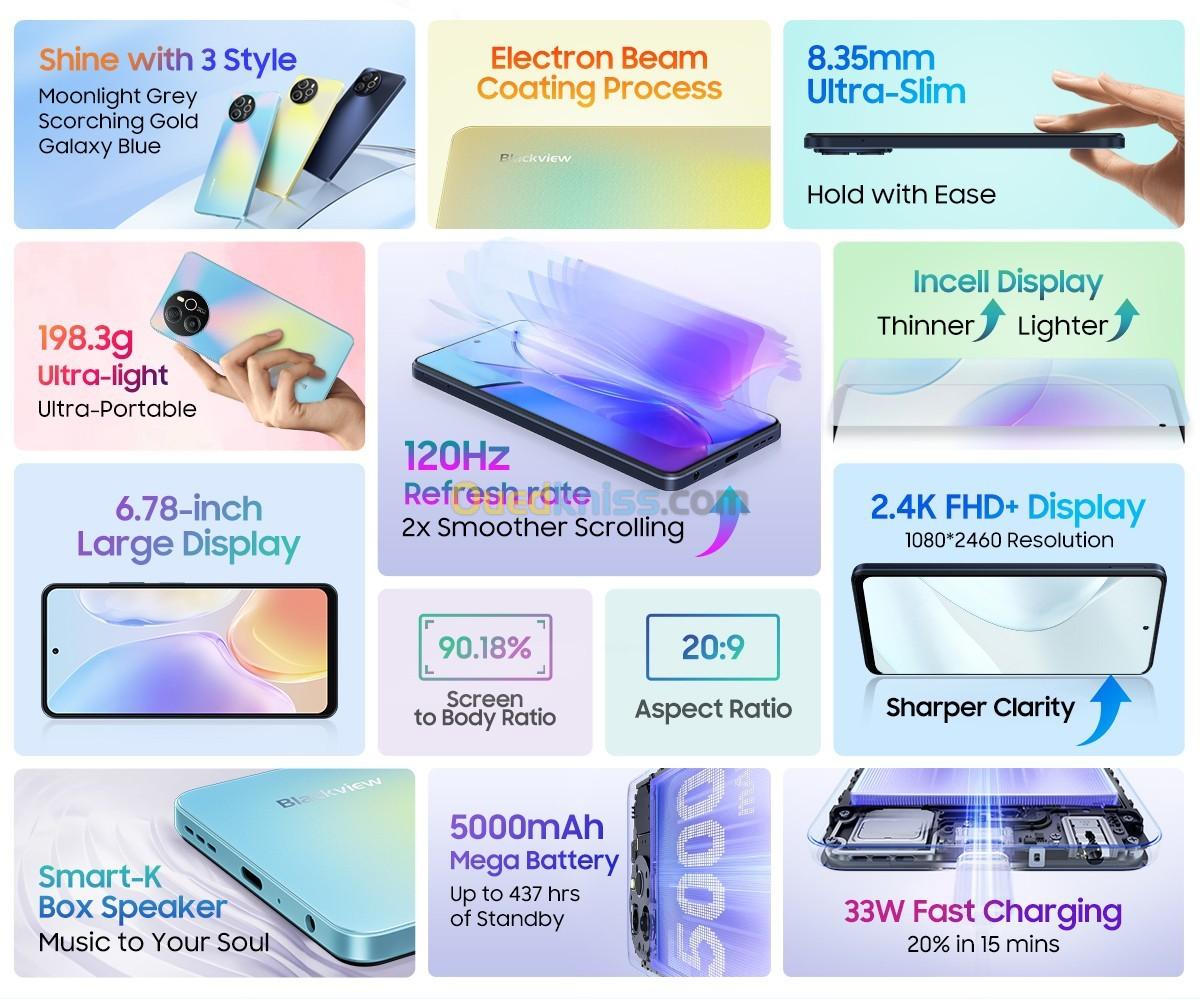 Blackview Shark 8 Blue Color Batna Merouana - Ouedkniss.com - Algérie