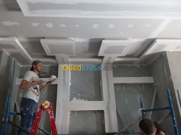 Faux plafond placo platre et pvc Alger Mahelma - Ouedkniss.com - Algérie