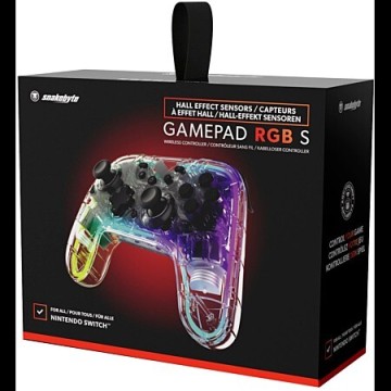 SNAKEBYTE GAMEPAD RGB S - MANETTE SANS FIL - PC - NINTENDO SWITCH OLED ...