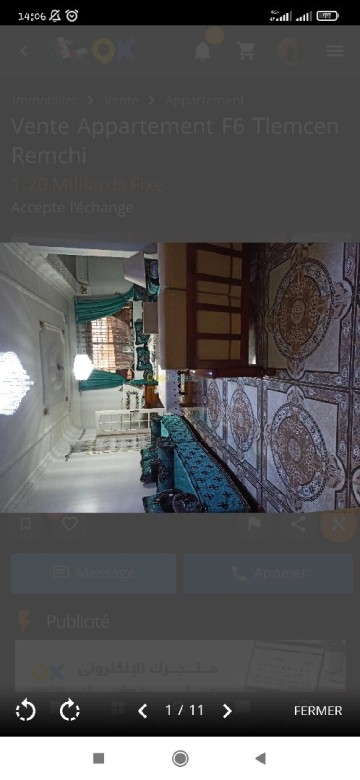 Vente Appartement F6 Tlemcen Remchi Tlemcen Remchi - Ouedkniss.com - Algérie