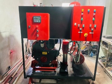 Station anti incendie Groupe motopompe incendie Pompe incendie Skid hydraulique LEO POMPE Alger ...