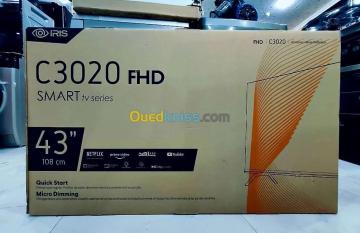 TV IRIS C3020 43" POUCES - SMART TÉLÉVISEUR FHD - QUICK START - MICRO ...