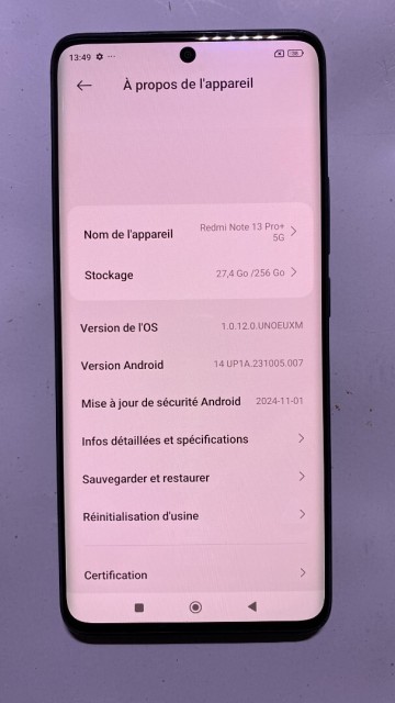 redmi note 13 pro plus 5g الجزائر الجزائر وسط - واد كنيس - الجزائر