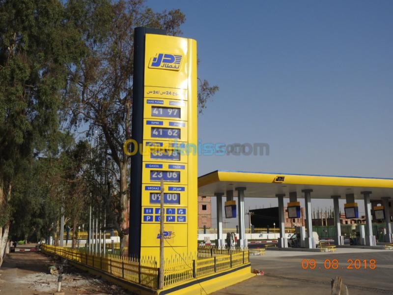 Aménagement Station service NAFTAL - باتنة الجزائر