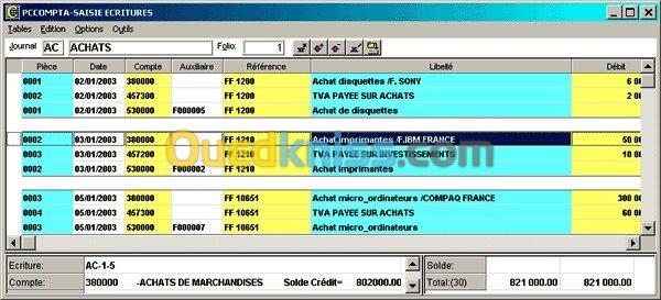 Cours pratique pc compta pc paie fisca - Alger Algérie