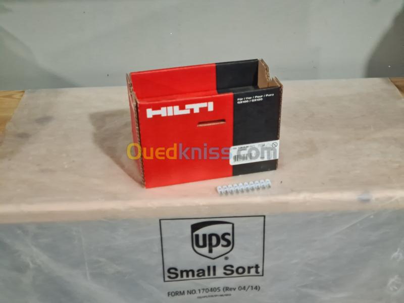 Clous pour cloueure à gaz HILTI GX 100 /GX 120 /GX 3 X-GN 20 MX 20mm (sans gaz) Sétif Guidjel ...