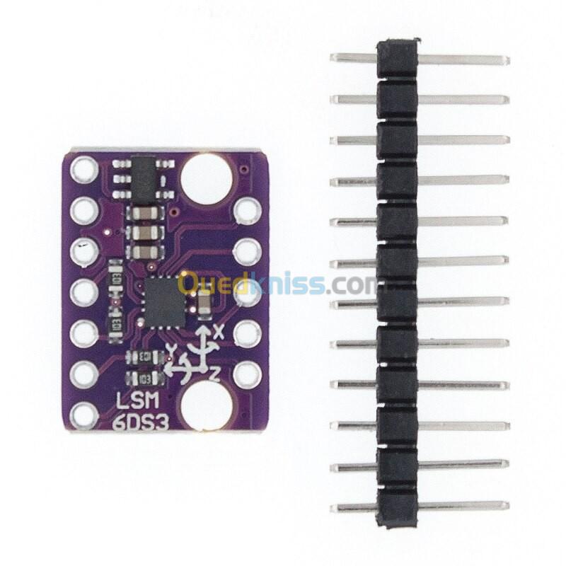 GY-LSM6DS3 Accéléromètre Gyroscope, Capteur de température intégré ...