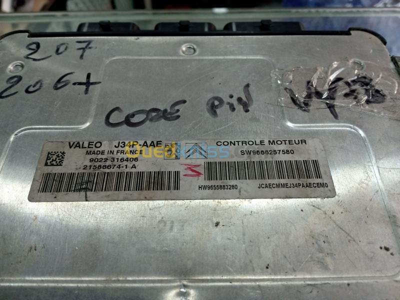 Calculateur Valeo j34p Peugeot 207 206+ Alger Belouizdad - Ouedkniss.com - Algérie