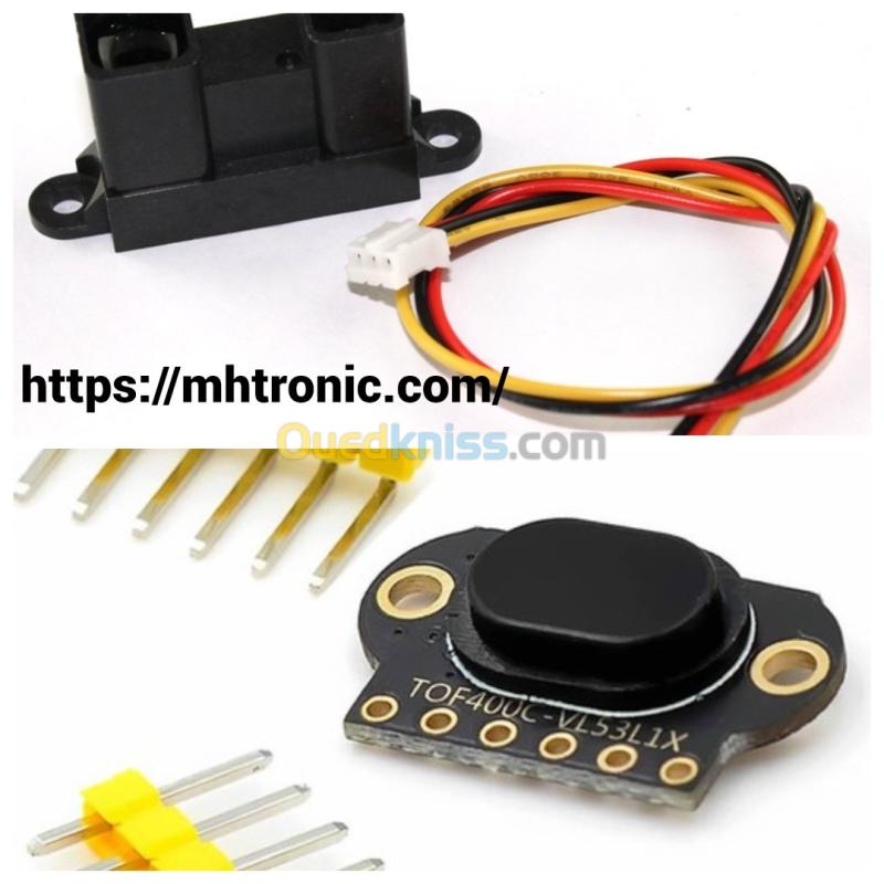 Arduino - Capteur de distance infrarouge GP2Y0A02YK0F SHARP / TOF400C ...