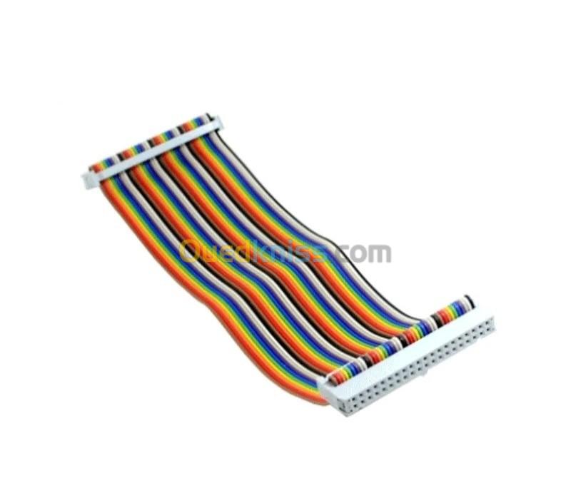 Arduino - CARTE DEXTENSION GPIO TYPE T + 40 PINS RAINBOW CABLE POUR ...