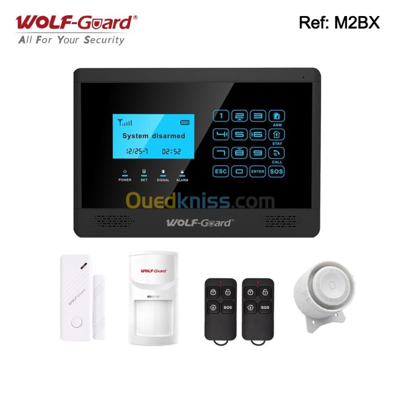 Kit Alarme Anti Intrusion Wolfguard M2BX Sans fil GSM Alger Dely brahim - Ouedkniss.com - Algérie