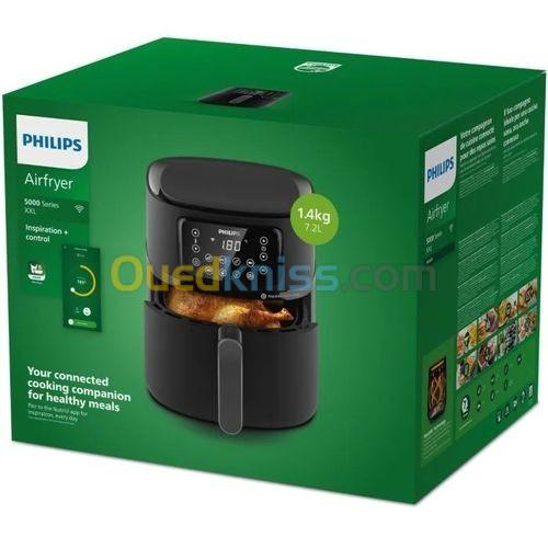 Philips Friteuse sans huile PHILIPS AIRFRYER CONNECTE SERIE 5000 XXL HD9285-7.2L - الجزائر الجزائر