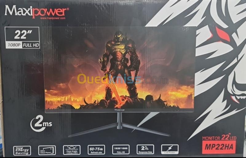 ECRAN MAXIPOWER FHD 1MS/2MS/5MS 60HZ/75HZ ULTRAPANEL HDMI VGA FOR ...