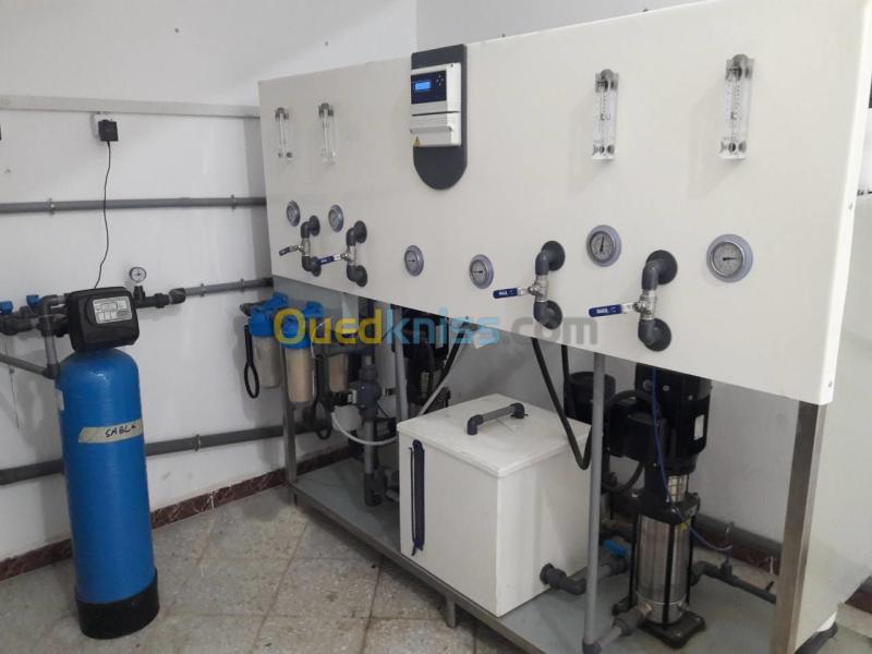 Fabrication, installation et maintenance des équipements de traitement des eaux. - Alger Algérie