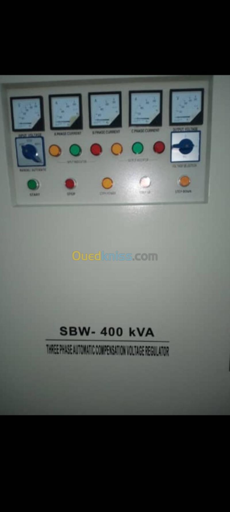 Stabilisateur ou régulateur de tension 400 KVA Alger Les eucalyptus - Ouedkniss.com - Algérie